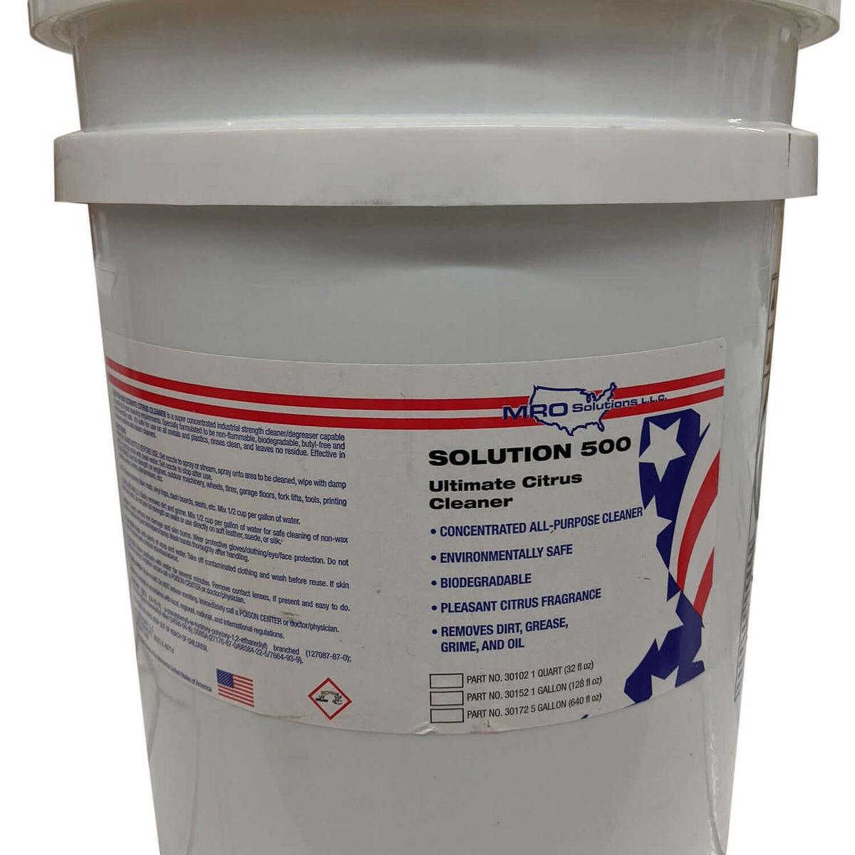 MRO Solution 500 Ultimate Citrus Cleaner, 5 Gallon – Dakota Riggers ...