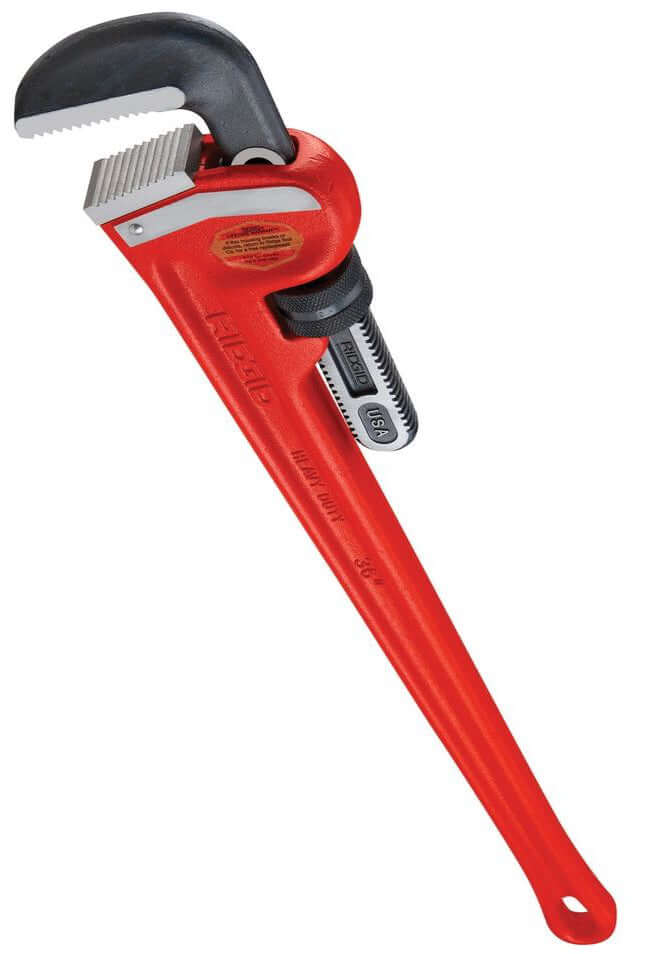 Ridgid® Heavy-Duty Steel Pipe Wrench – Dakota Riggers & Tool Supply, Inc.