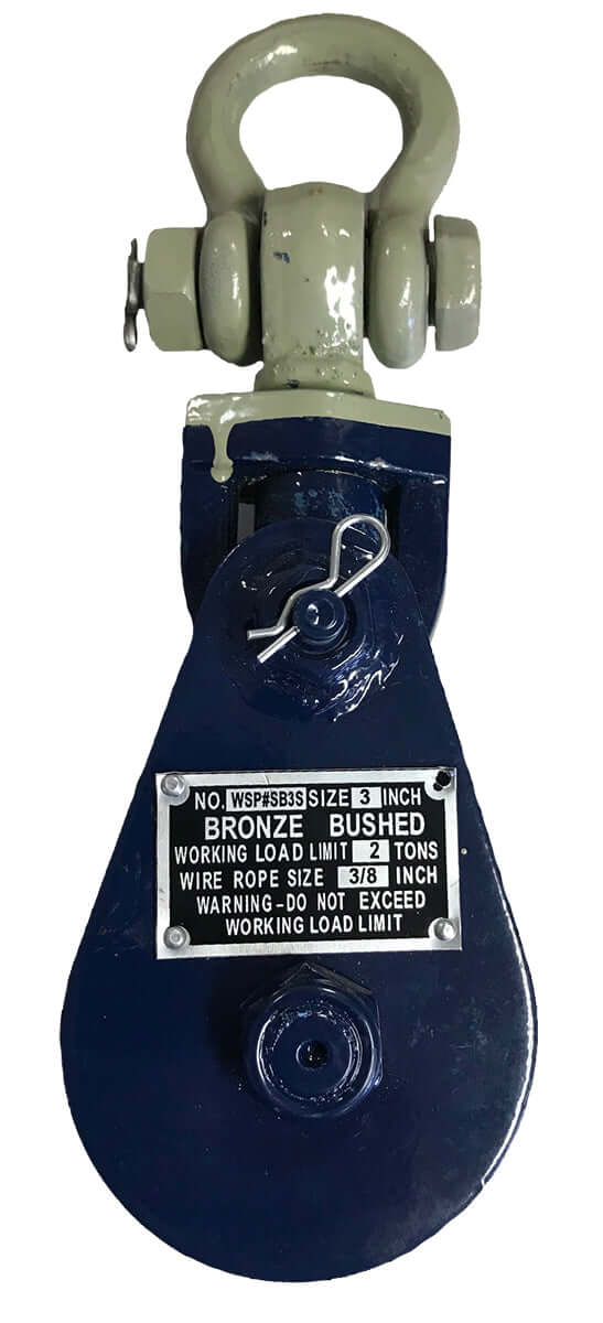 Import Shackle Mount Snatch Block – Dakota Riggers & Tool Supply, Inc.