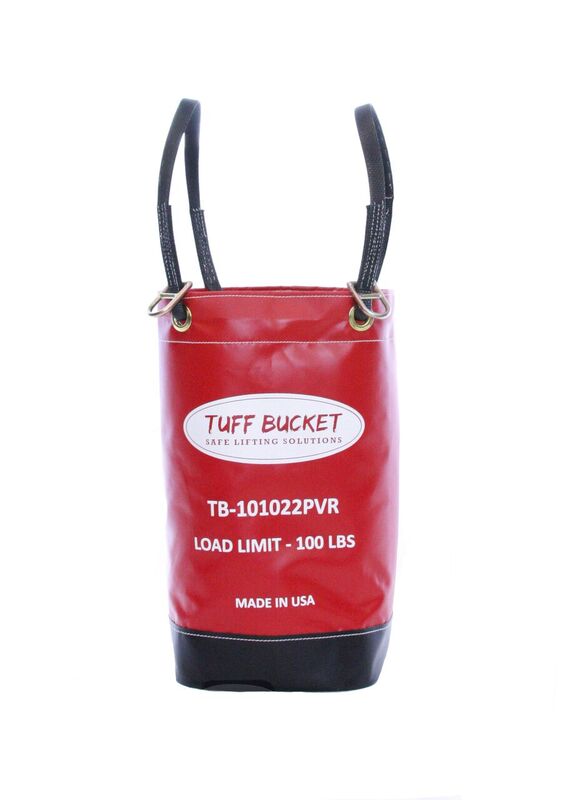 Tuff Bucket 10"x10"x22" Red Vinyl (125Lbs.) – Dakota Riggers & Tool ...