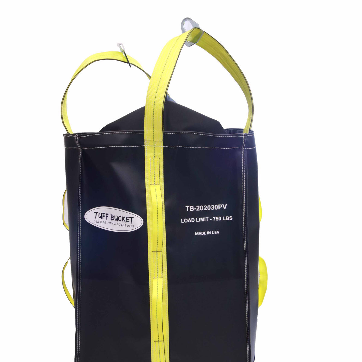 Tuff Bucket 20"x20"x30" Black Vinyl (750Lbs.) – Dakota Riggers & Tool ...